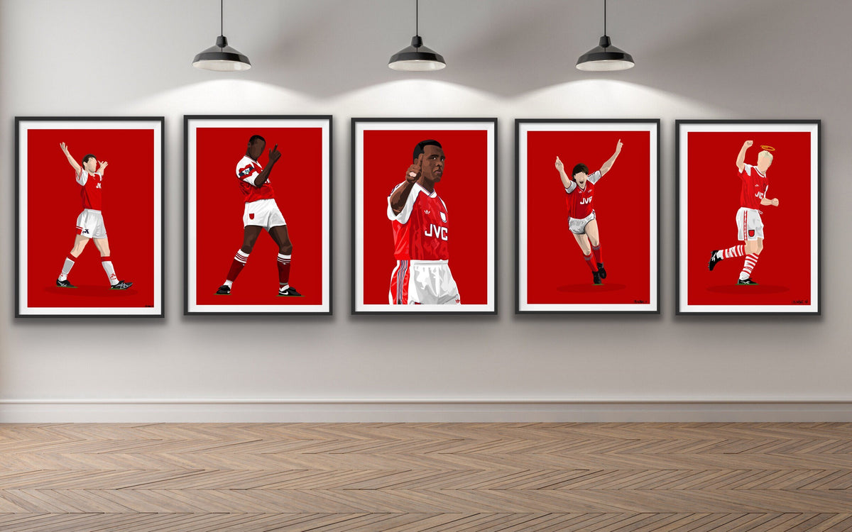 Charlie Nicholas Iconic Moment Print – Carl Bourke Art